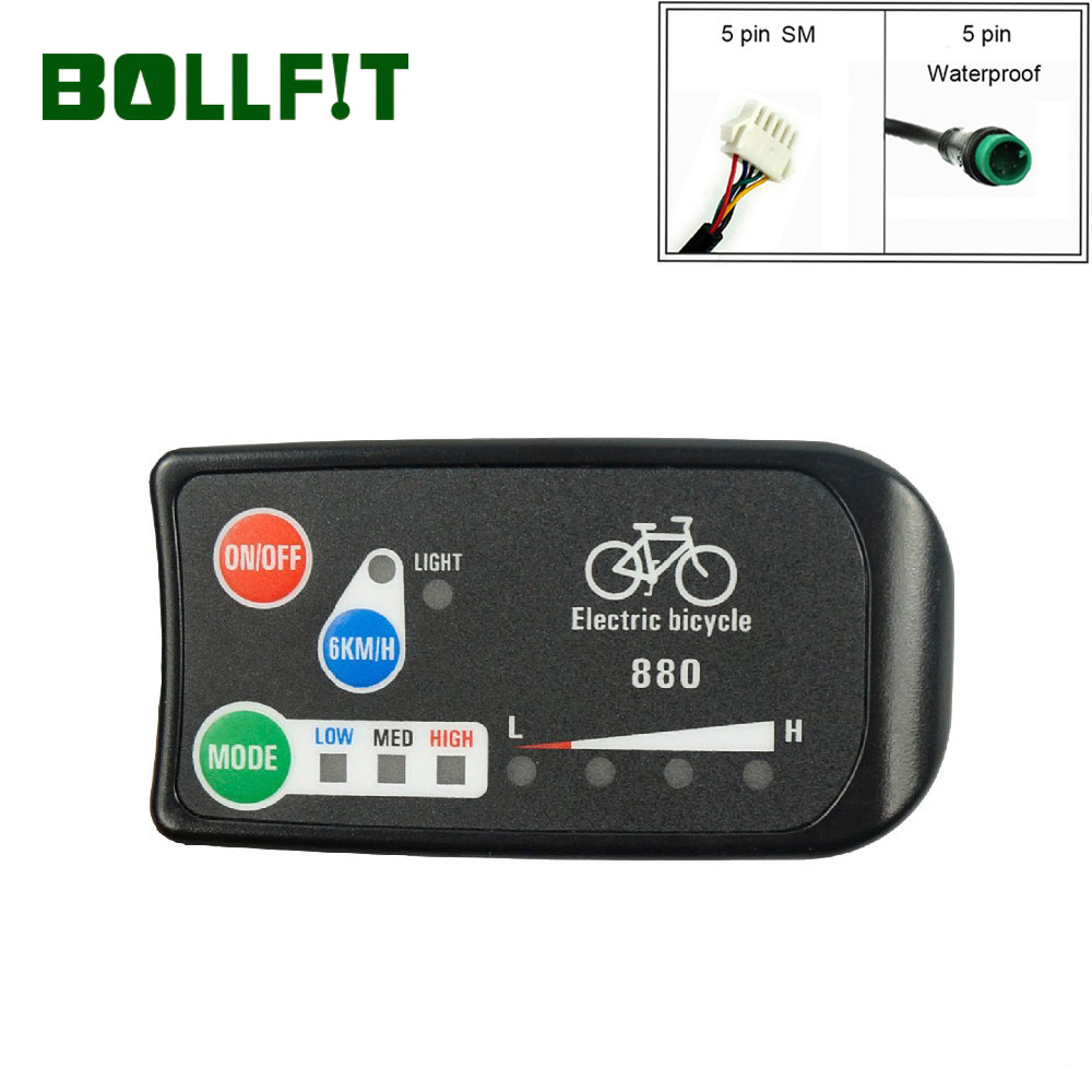 BOLLFIT E Bike Accessories KT E Bike Display LED 880 36V 48V ...