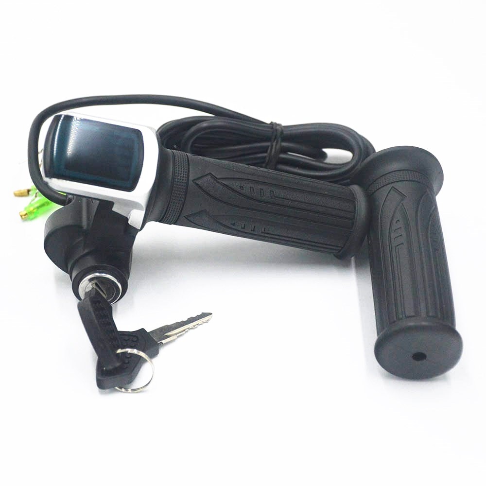 Ebike Twist Throttle with LED Display - eCyclingBot